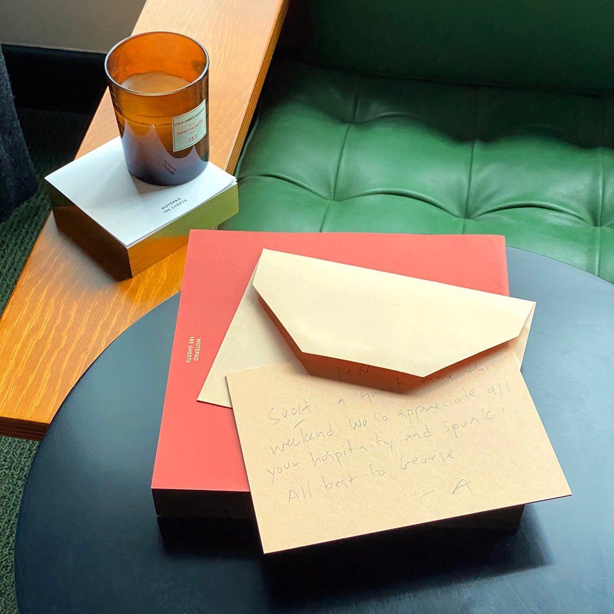 Colorpads: Red notepads with gold edging – Wms&Co.