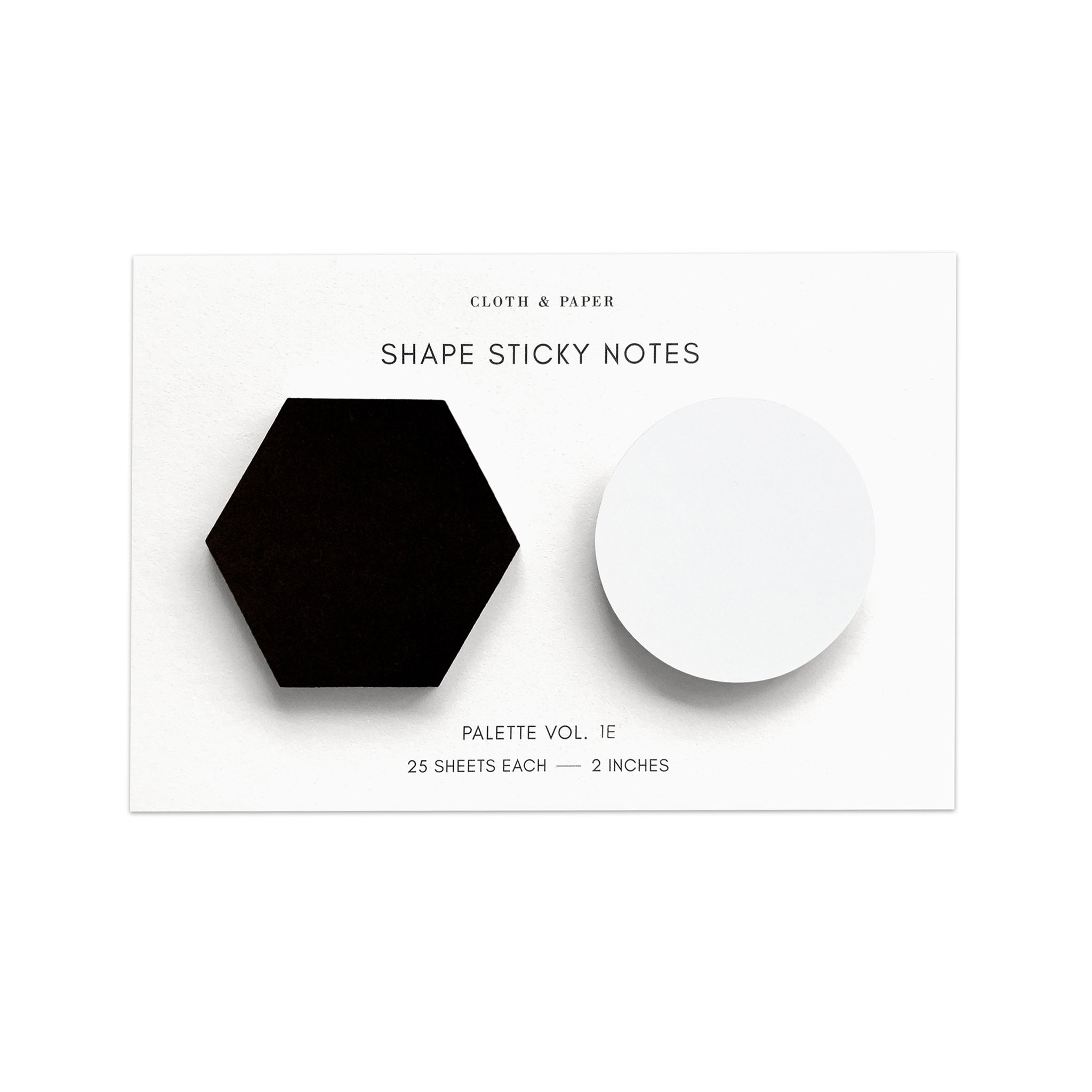 Shape Sticky Note Sets: 2 Colorways – Wms&Co.