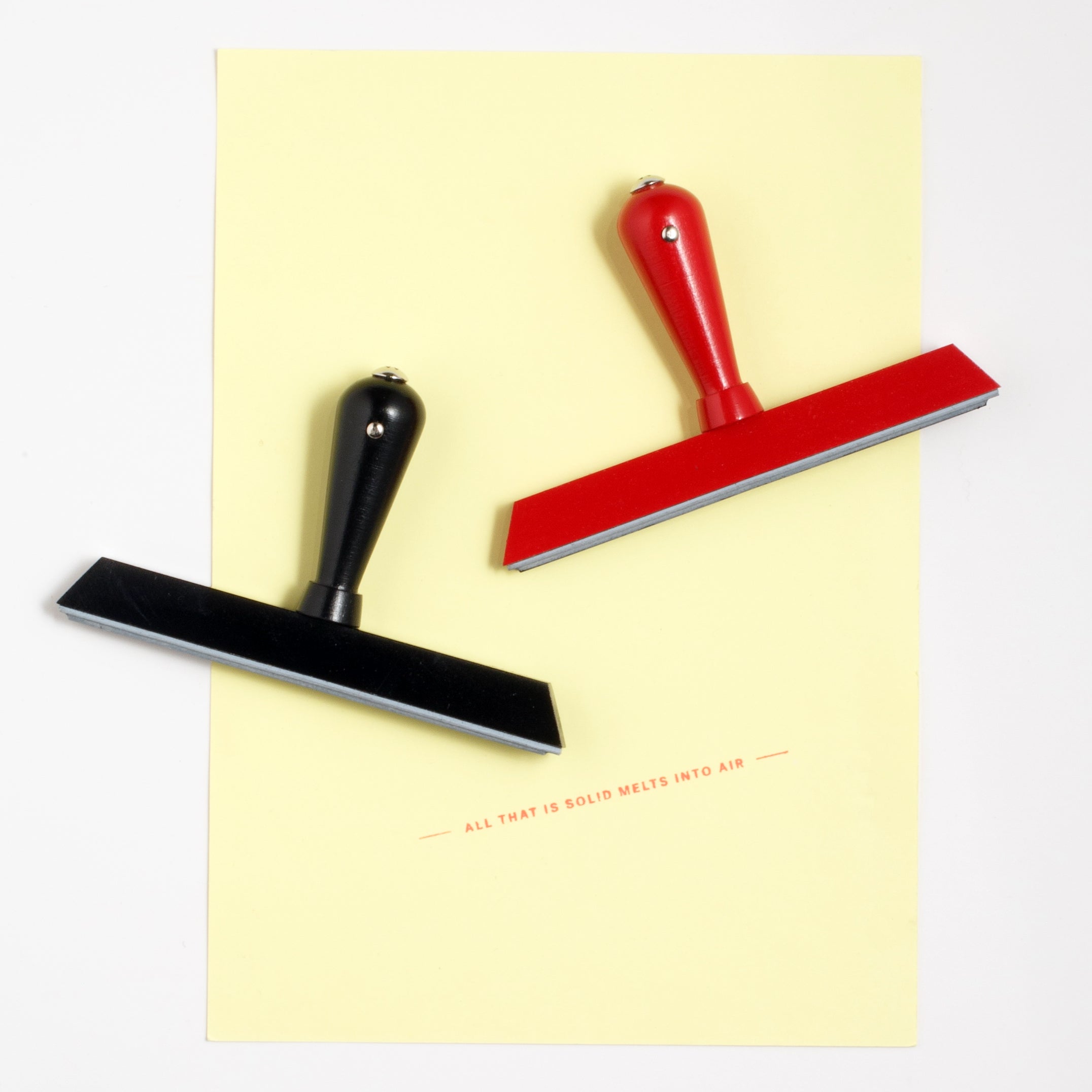 Custom Philosophical Quote Rubber Stamp - Single Line – Wms&Co.